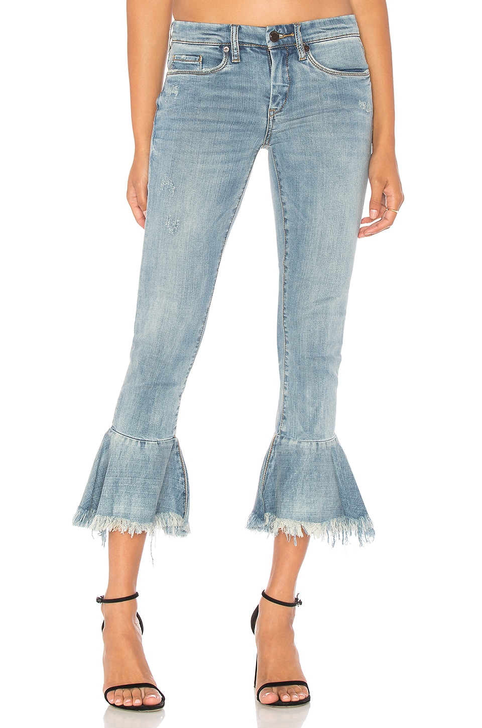 BLANKNYC Ruffle Crop Jean in Fancy That | REVOLVE