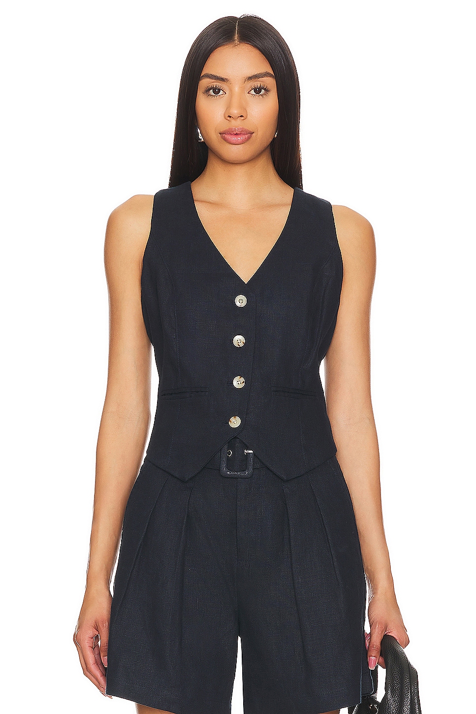 BLANKNYC Set Sail Vest in Navy | REVOLVE