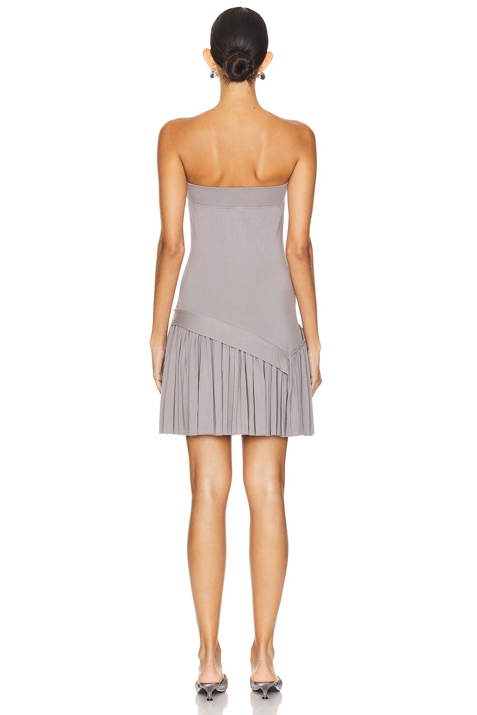Belle Anna Lucile Mini Dress in Stone | REVOLVE