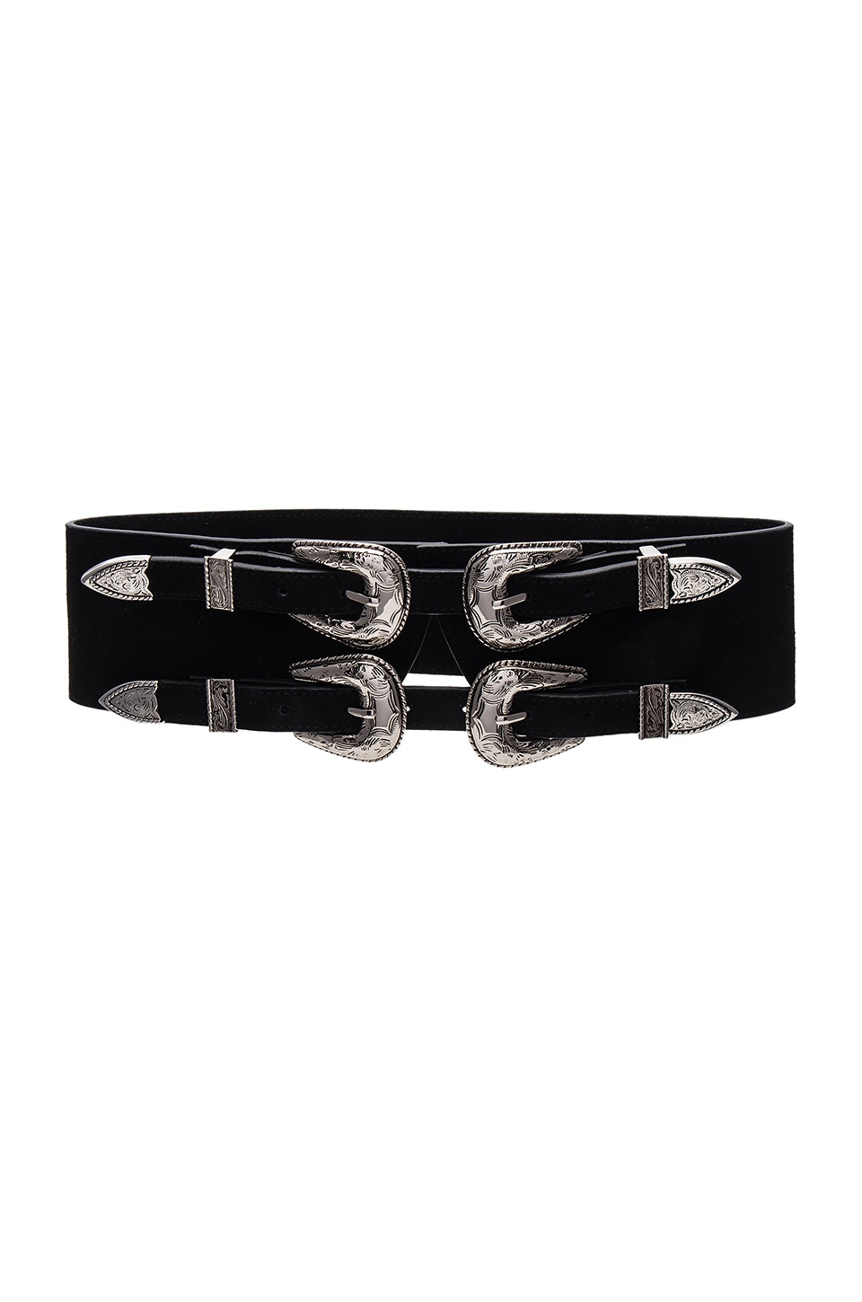 B-Low the Belt Baby Frank Corset Belt in Black & Silver | REVOLVE
