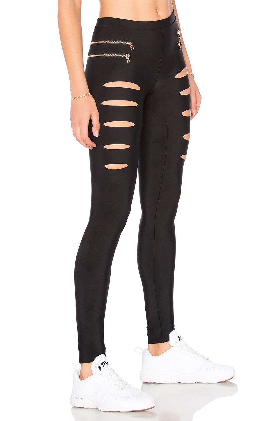 Blue Life Fit Slashed Moto Legging in Black | REVOLVE