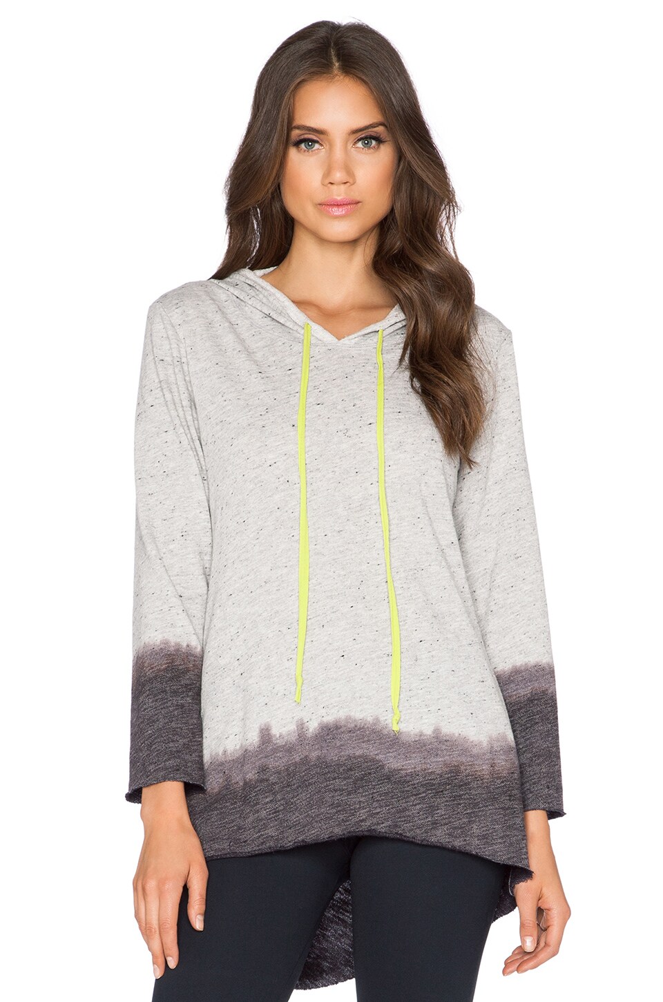Blue Life Open Back Hoodie in Dip Dye Pepper | REVOLVE