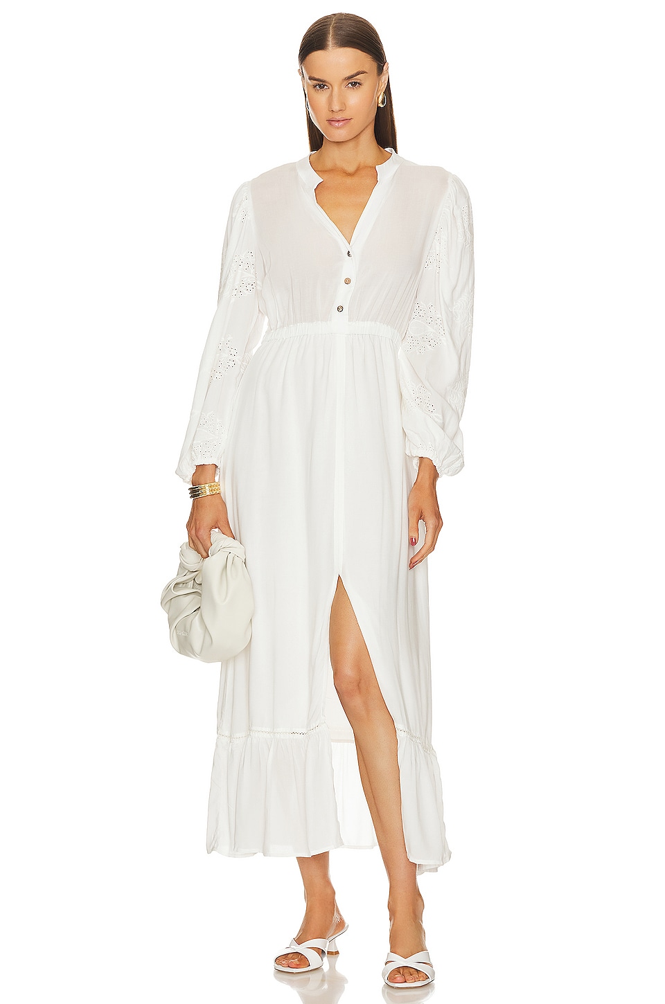 BOAMAR Carlotta Long Dress in White | REVOLVE