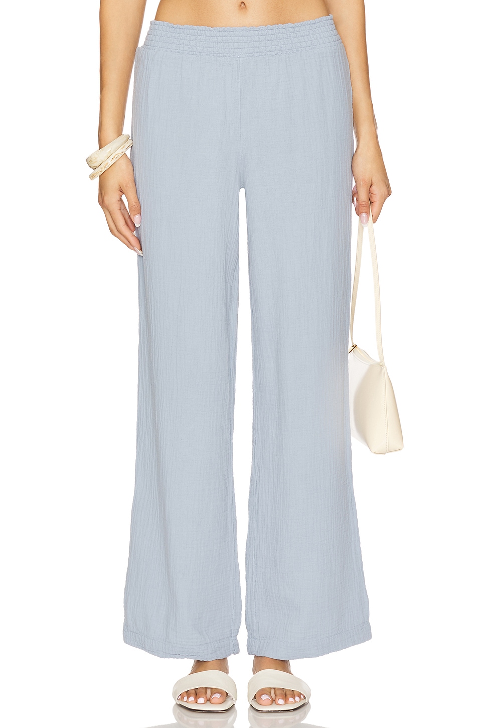 Bobi Beach Wide Leg Pant in Water | REVOLVE