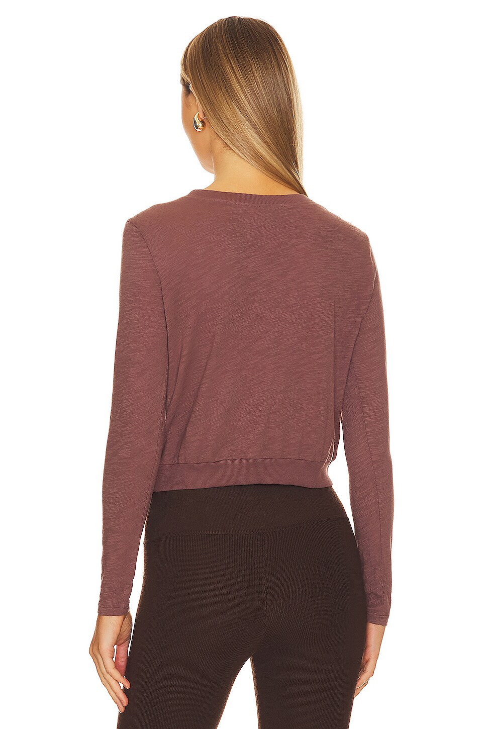 Bobi Long Sleeve Tee in Chicory | REVOLVE