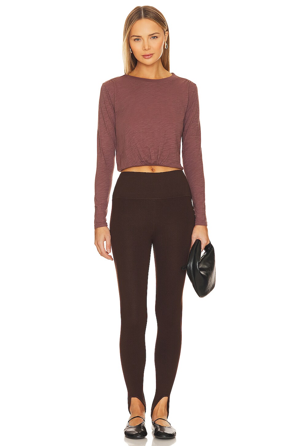 Bobi Long Sleeve Tee in Chicory | REVOLVE