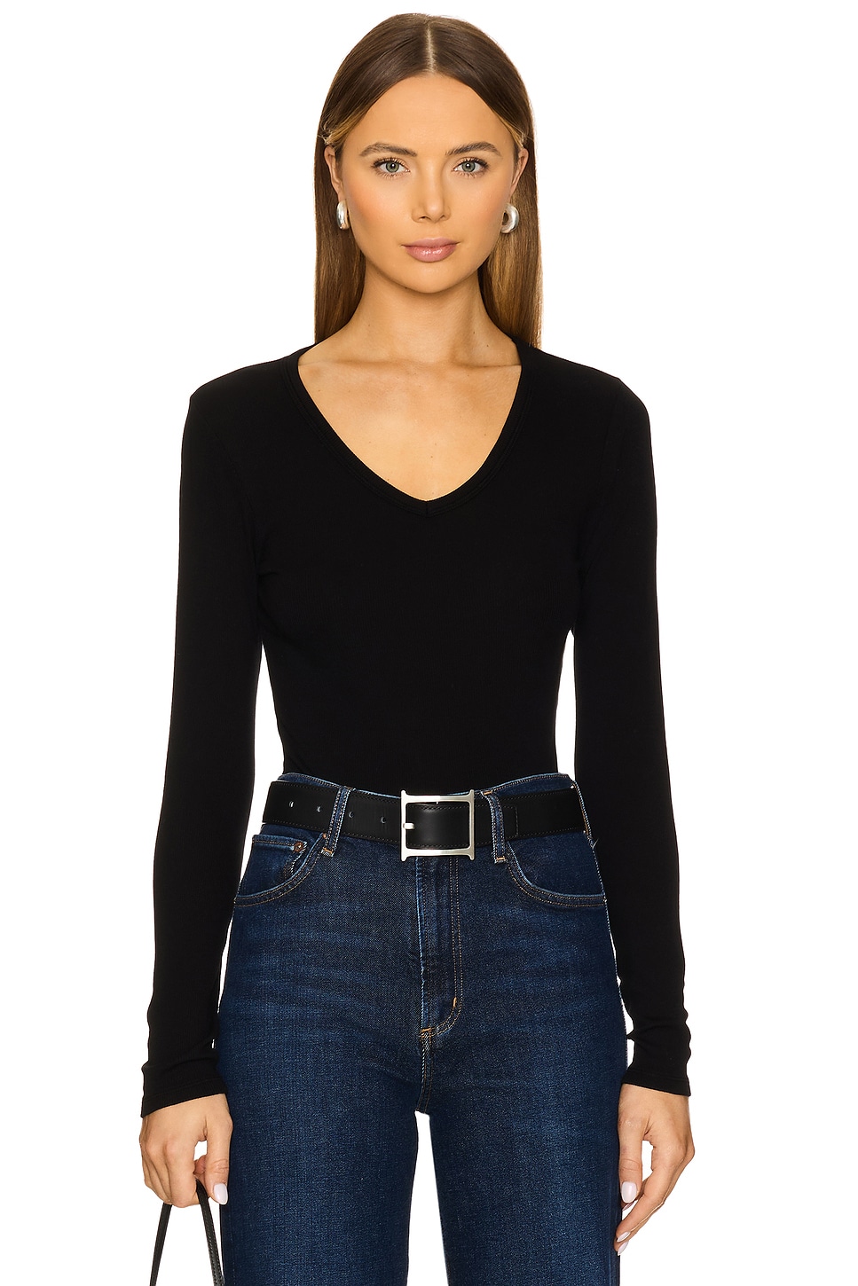 Bobi Longsleeve Top in Black | REVOLVE
