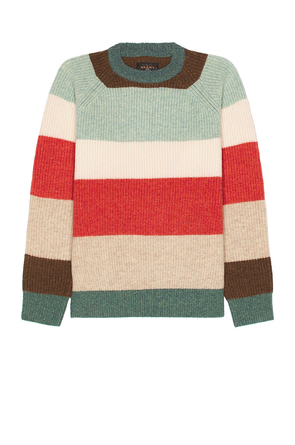 Beams Plus Crew Multi Stripe 5G in Multi | REVOLVE