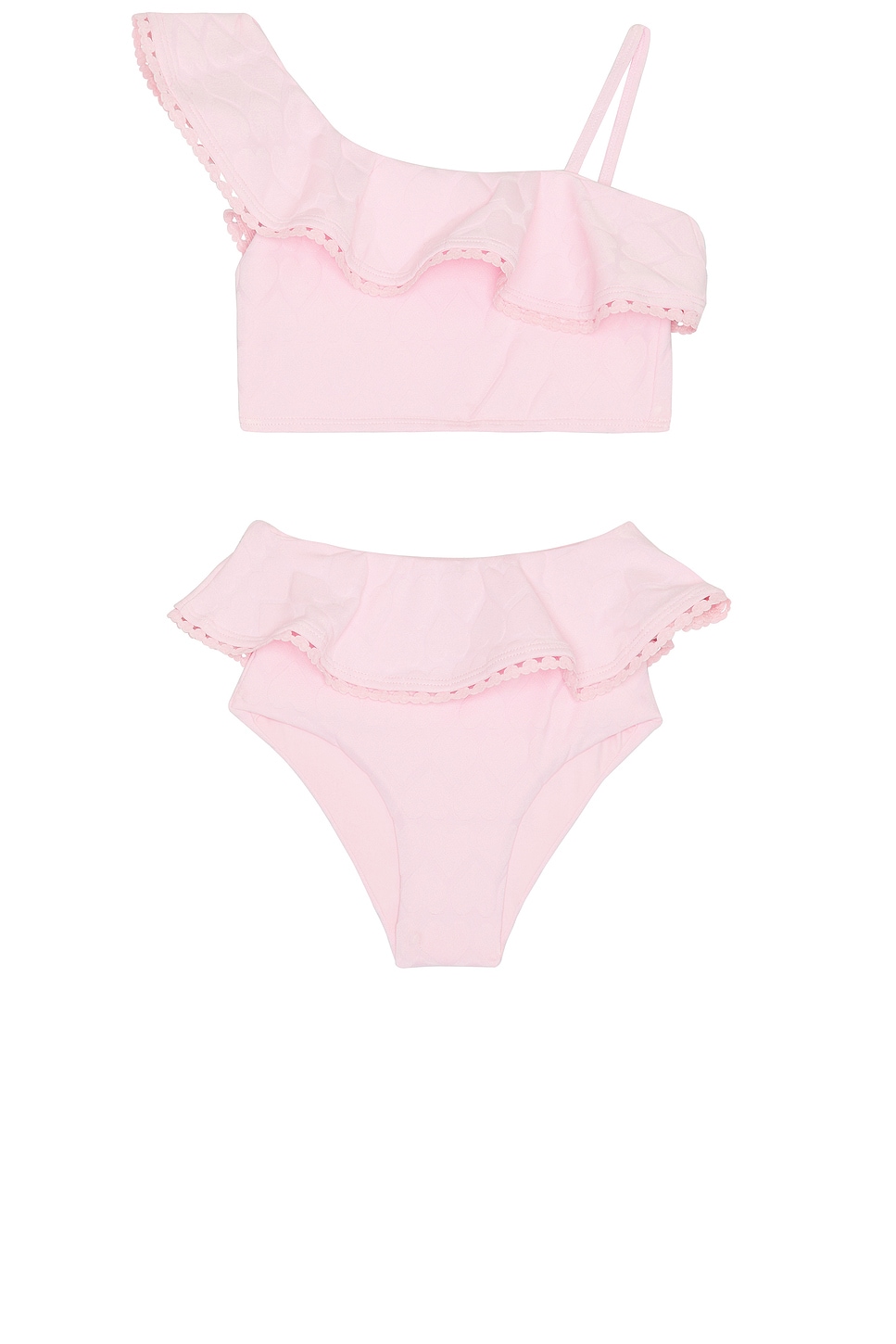 BEACH RIOT Kids Little Ava Top & Daisy Bottom in Pink Sands | REVOLVE