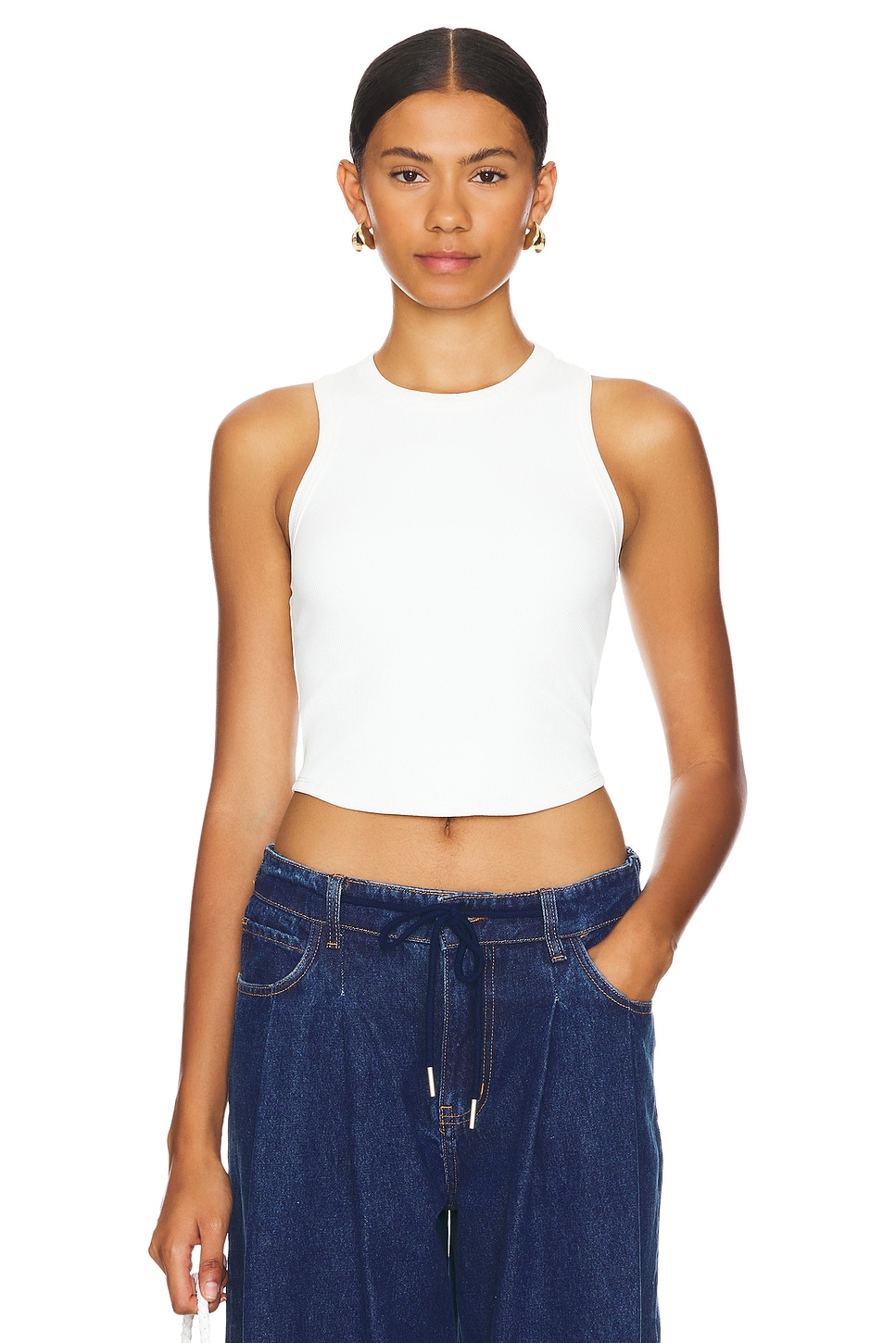 BEACH RIOT Donna Tank in White | REVOLVE