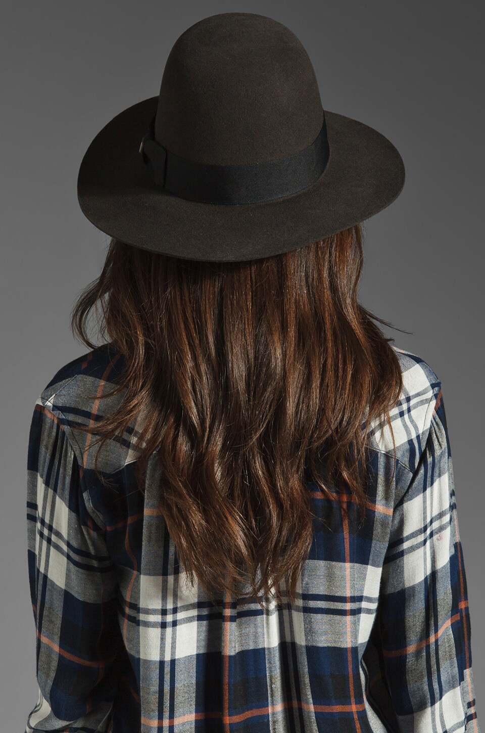 Brixton Count Hat in Charcoal | REVOLVE