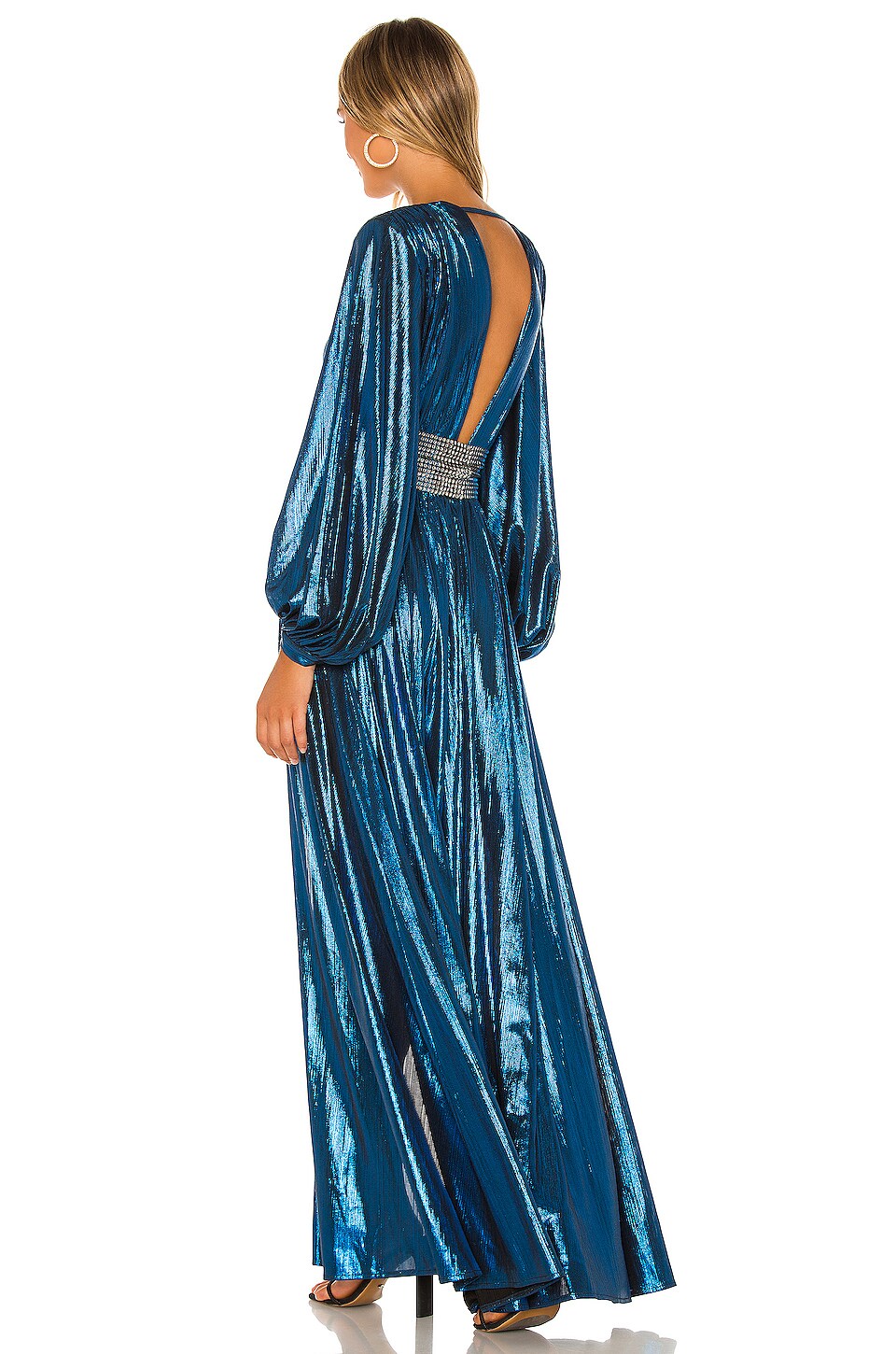 Bronx and Banco Zoe Topaz Gown in Topaz Blue | REVOLVE