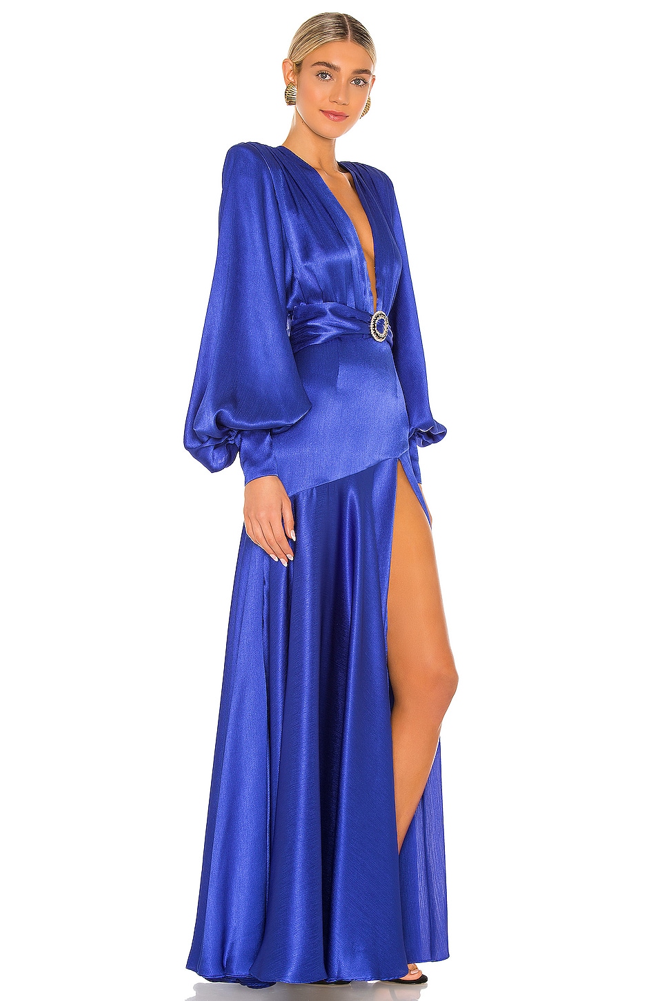 Bronx and Banco Carmen Indigo Gown in Indigo Blue | REVOLVE