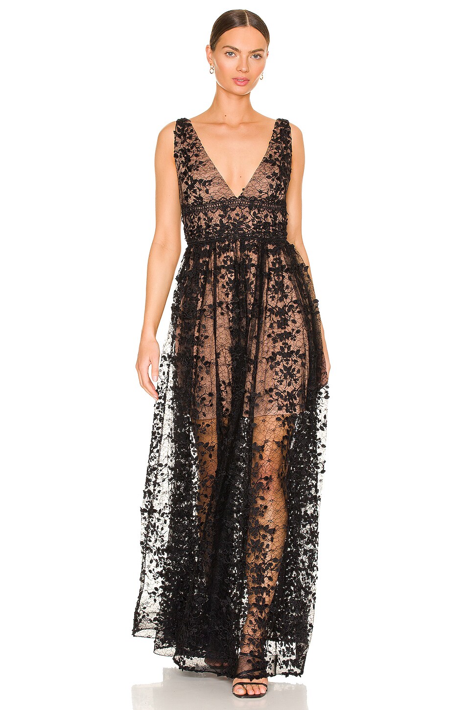 Bronx Banco Megan Noir Maxi Dress in Black | REVOLVE