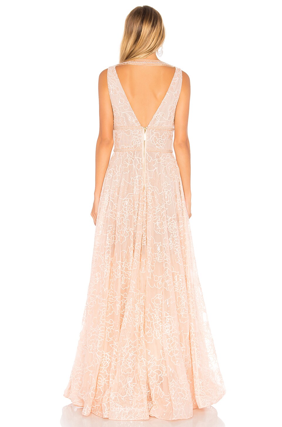 Bronx and Banco Emily Blush Gown in Blush | REVOLVE