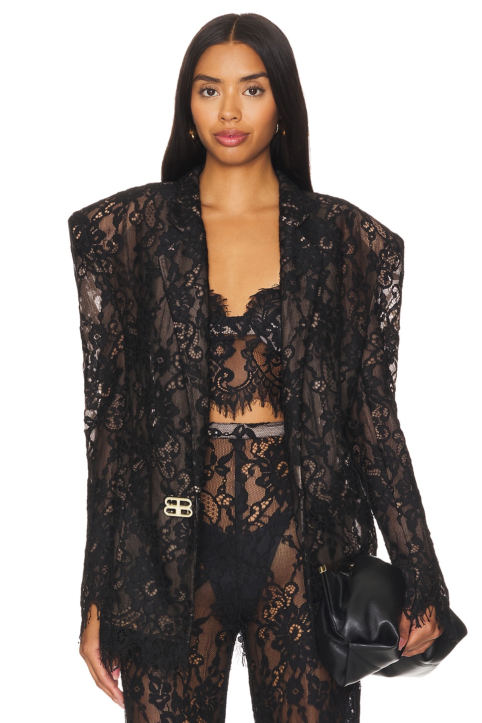 Bronx and Banco Capri Lace Blazer in Black | REVOLVE Bronx and Banco Capri Lace Blazer in Black | REVOLVE