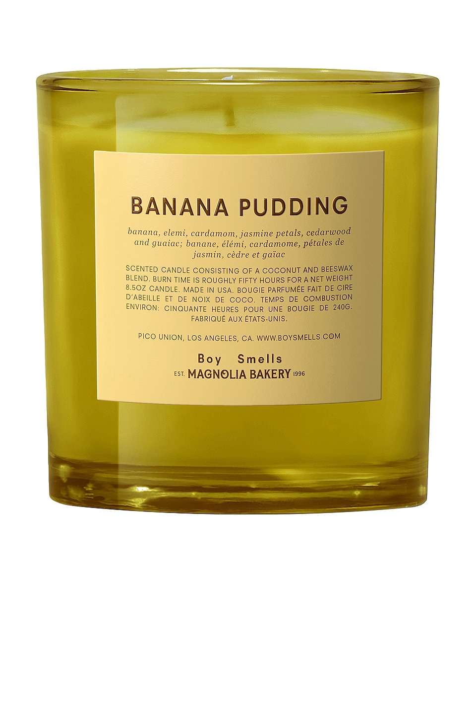 Boy Smells Banana Pudding Scented Candle in Banana Pudding | REVOLVE