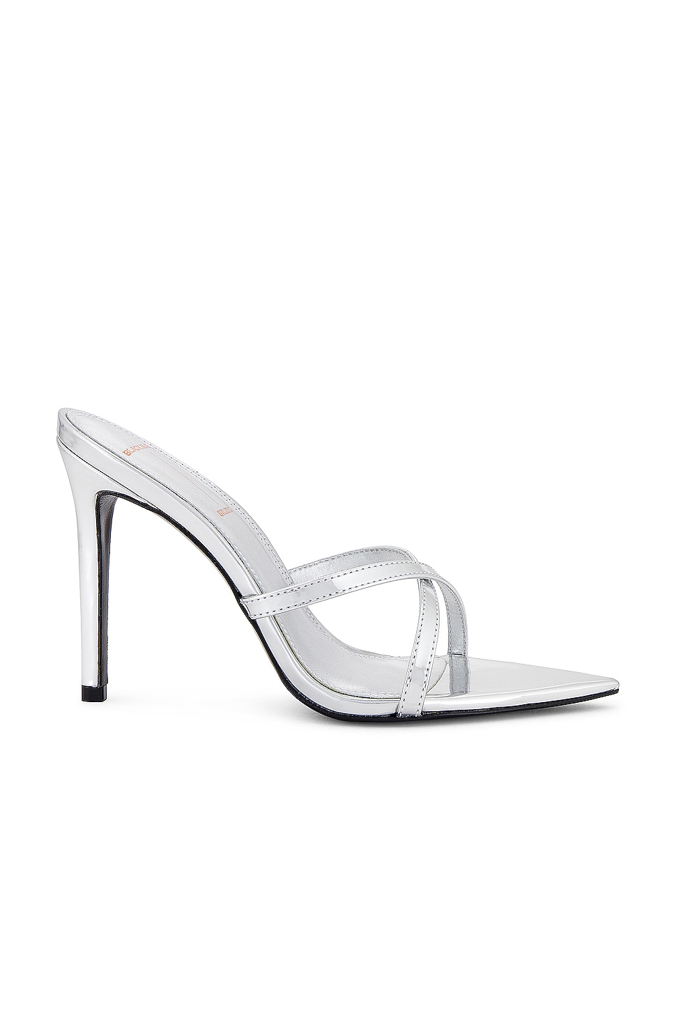 BLACK SUEDE STUDIO Arianna Sandal in Silver Mirror Metallic | REVOLVE