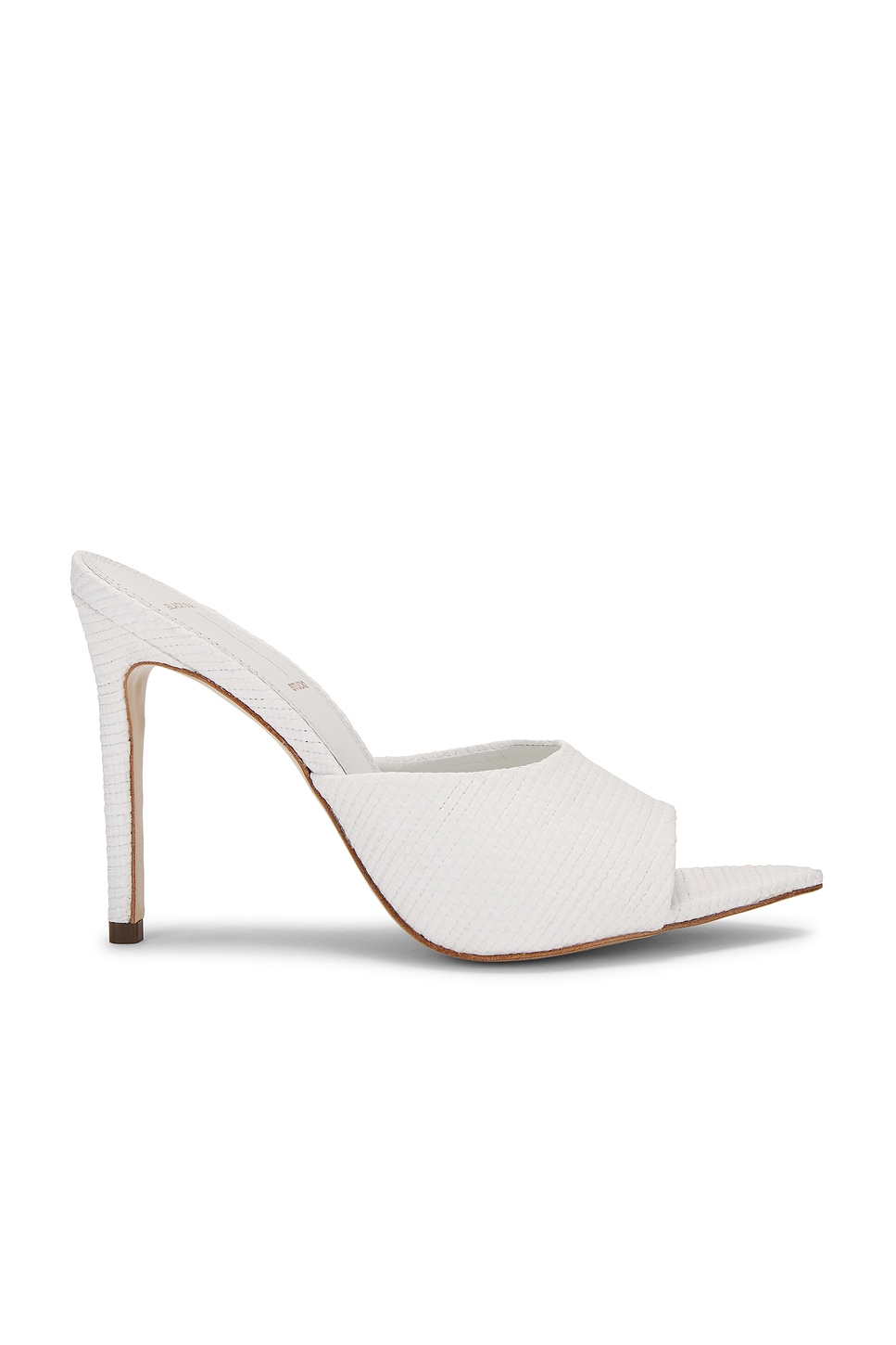 BLACK SUEDE STUDIO Bella Mule in White Raffia | REVOLVE