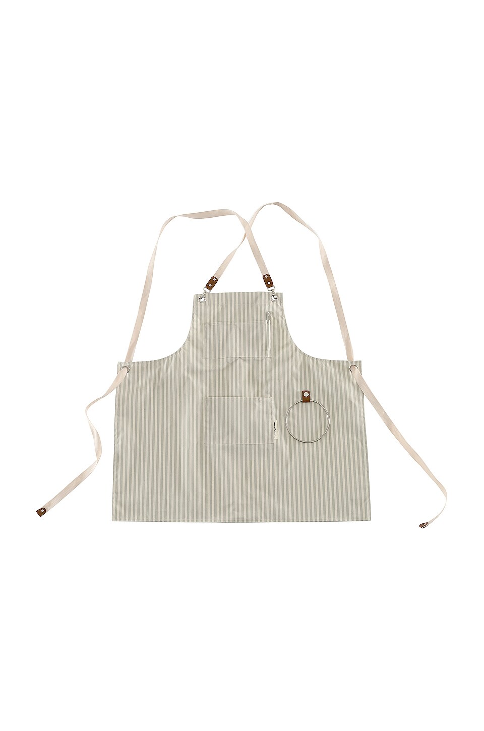 business & pleasure co. Apron in Laurens Sage Stripe | REVOLVE