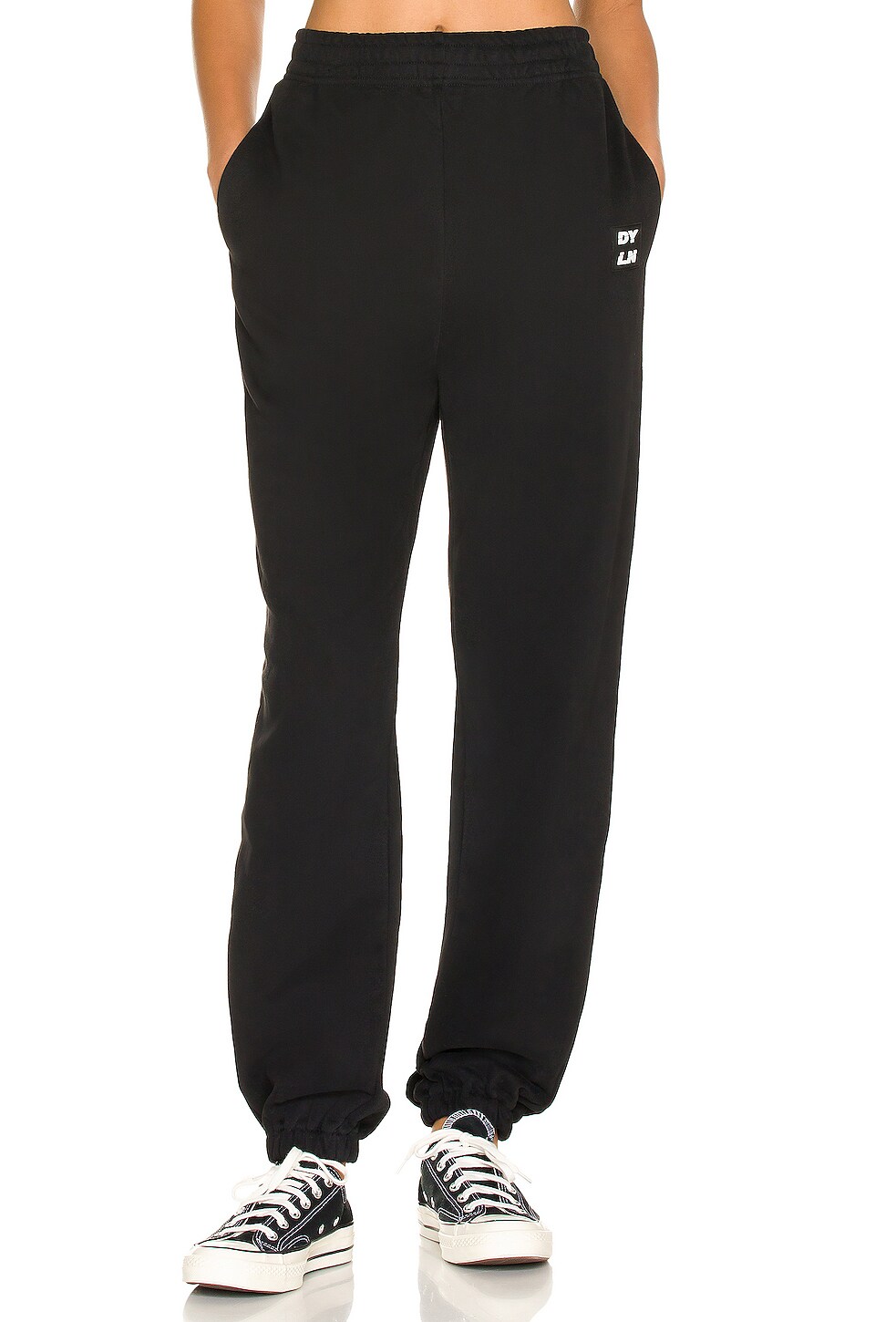 BY.DYLN Denzel Tracksuit Pants in Black | REVOLVE