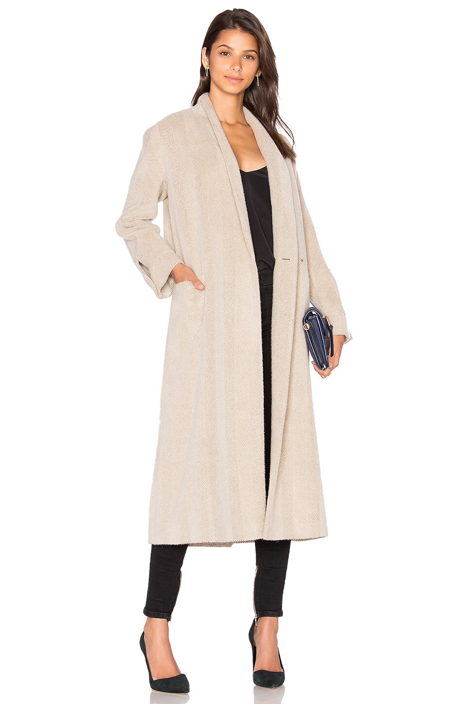 cacharel Car Coat in Beige | REVOLVE