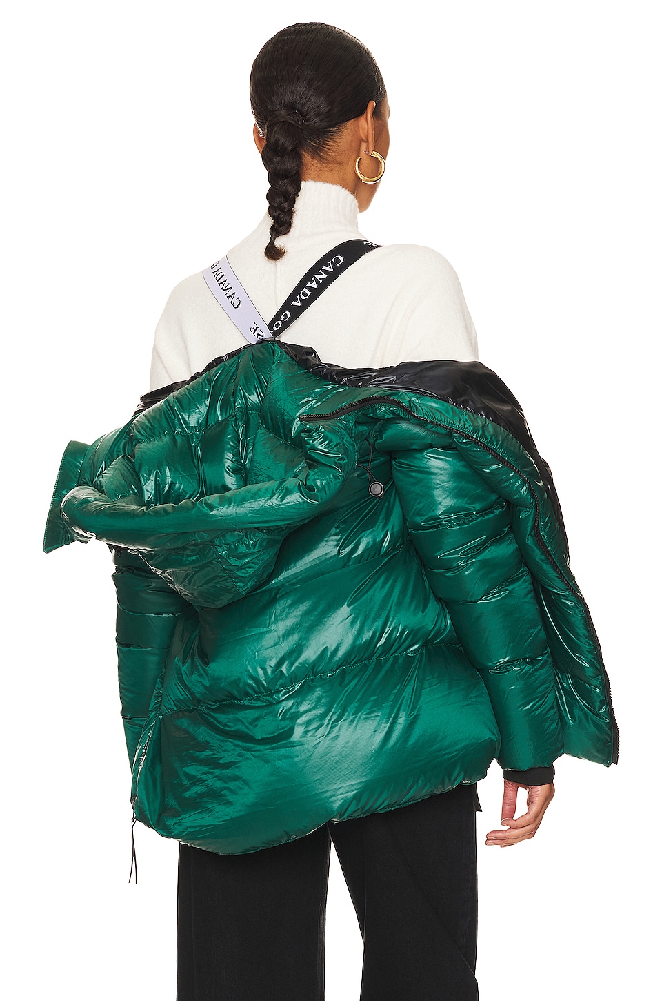 Canada Goose Cypress Puffer in Jasper Green | REVOLVE