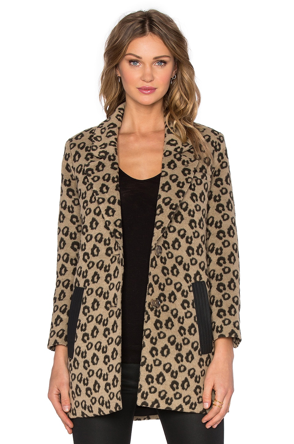 Capulet Drivers Coat in Leopard | REVOLVE