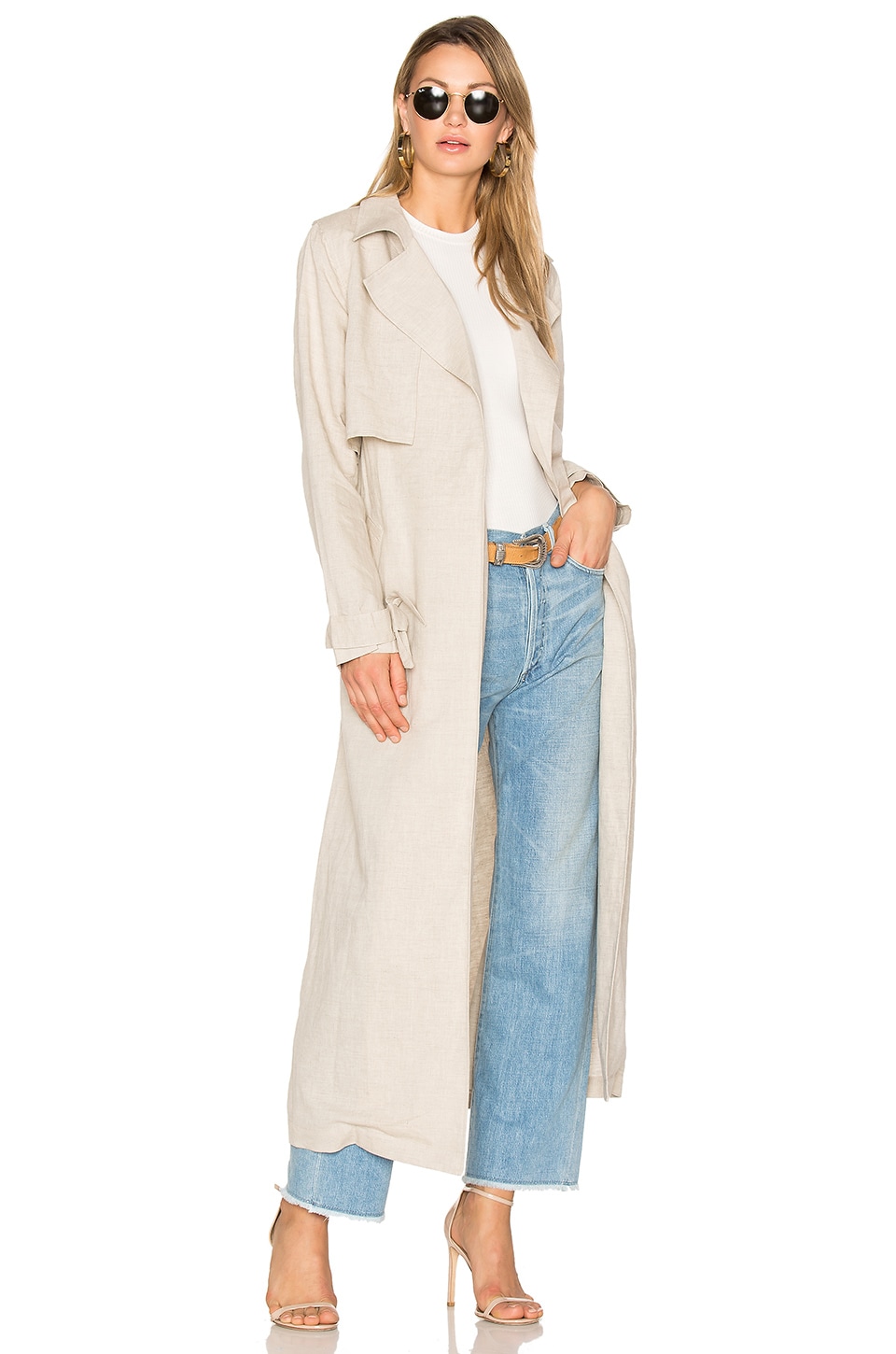 Capulet Bella Unstructured Trench Coat in Flax | REVOLVE