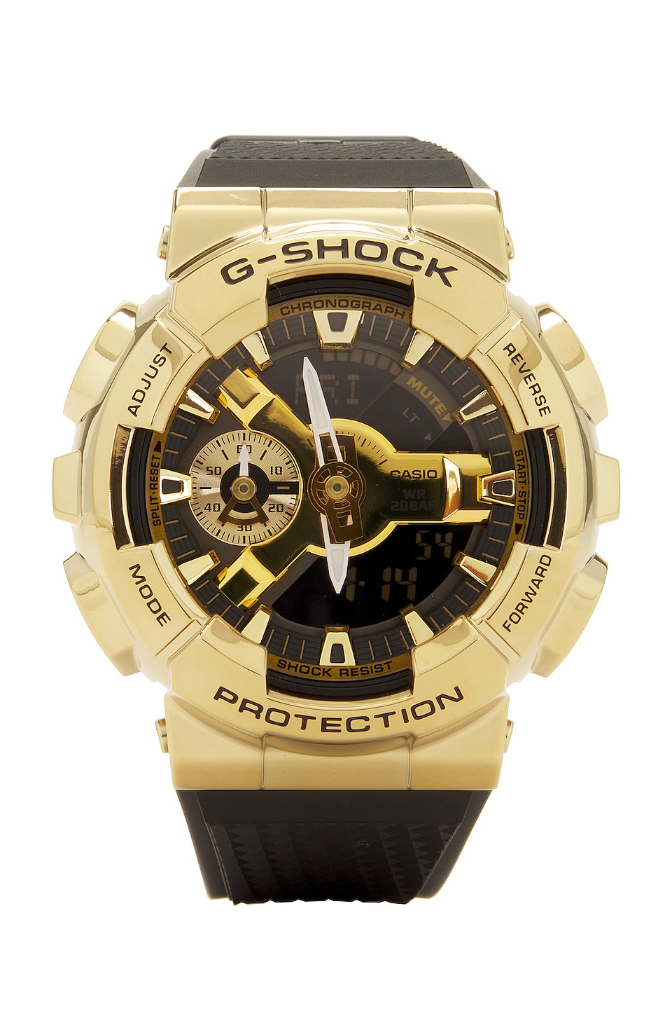 G-Shock GM110 Series Watch in Black & Gold | REVOLVE