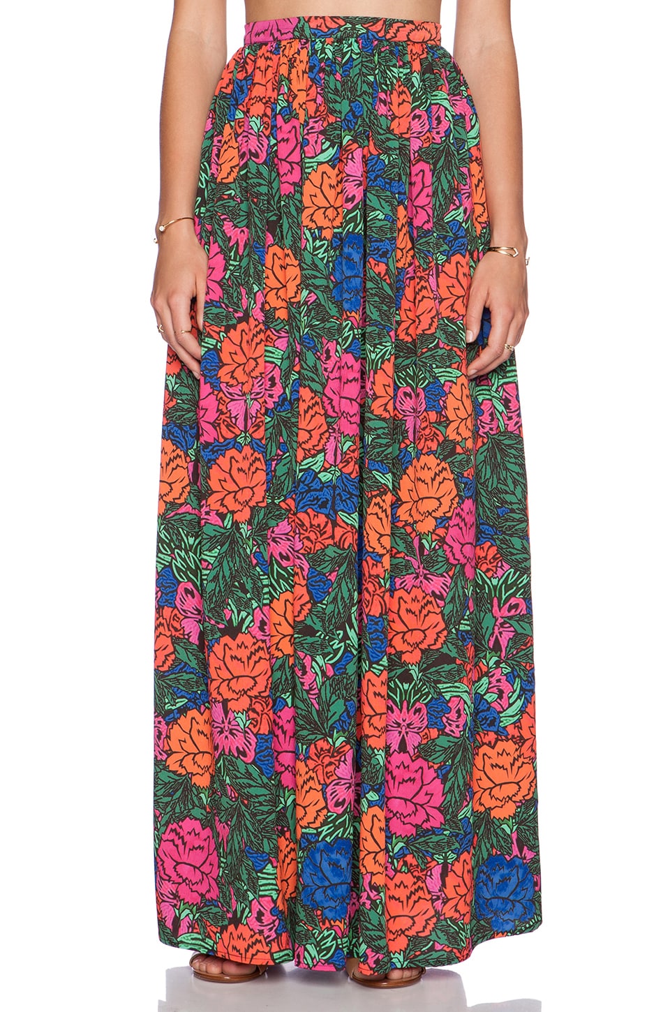 Casper & Pearl Ramirez Maxi Skirt in Floral | REVOLVE