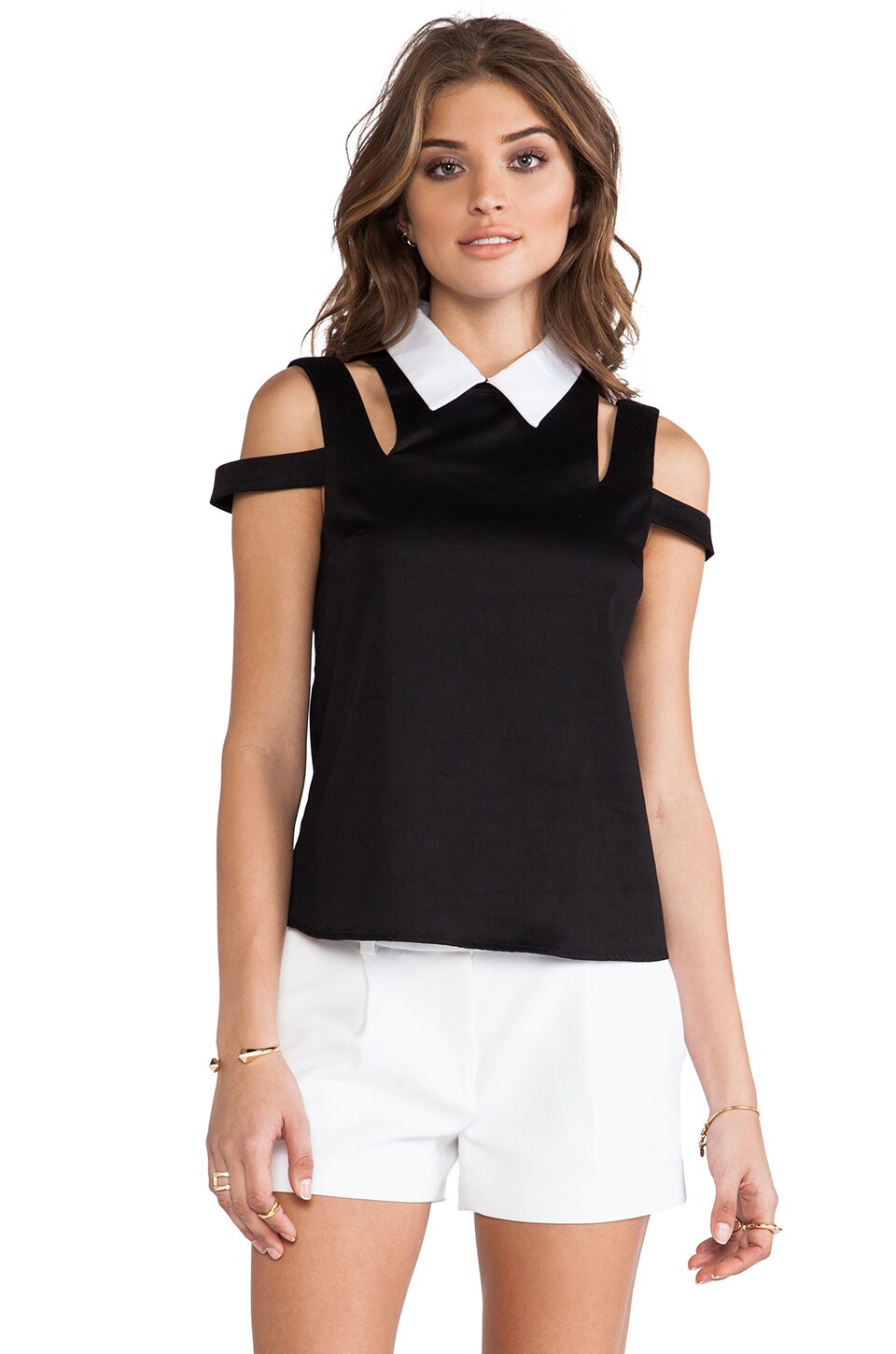 Casper & Pearl Algebra Top in Black | REVOLVE