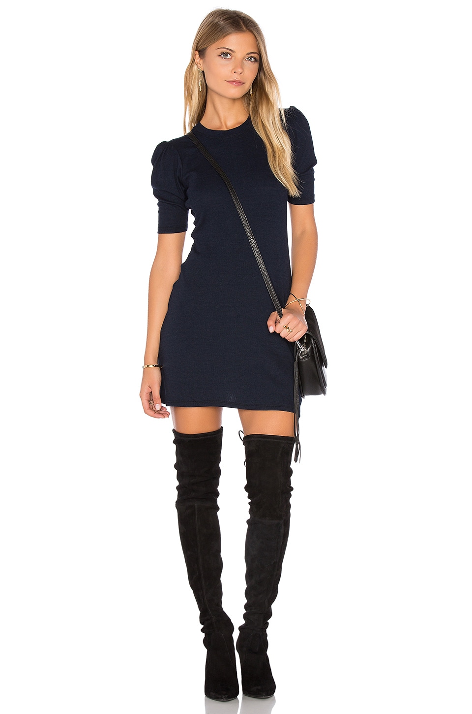 C&C California Olympia Dress in Navy | REVOLVE