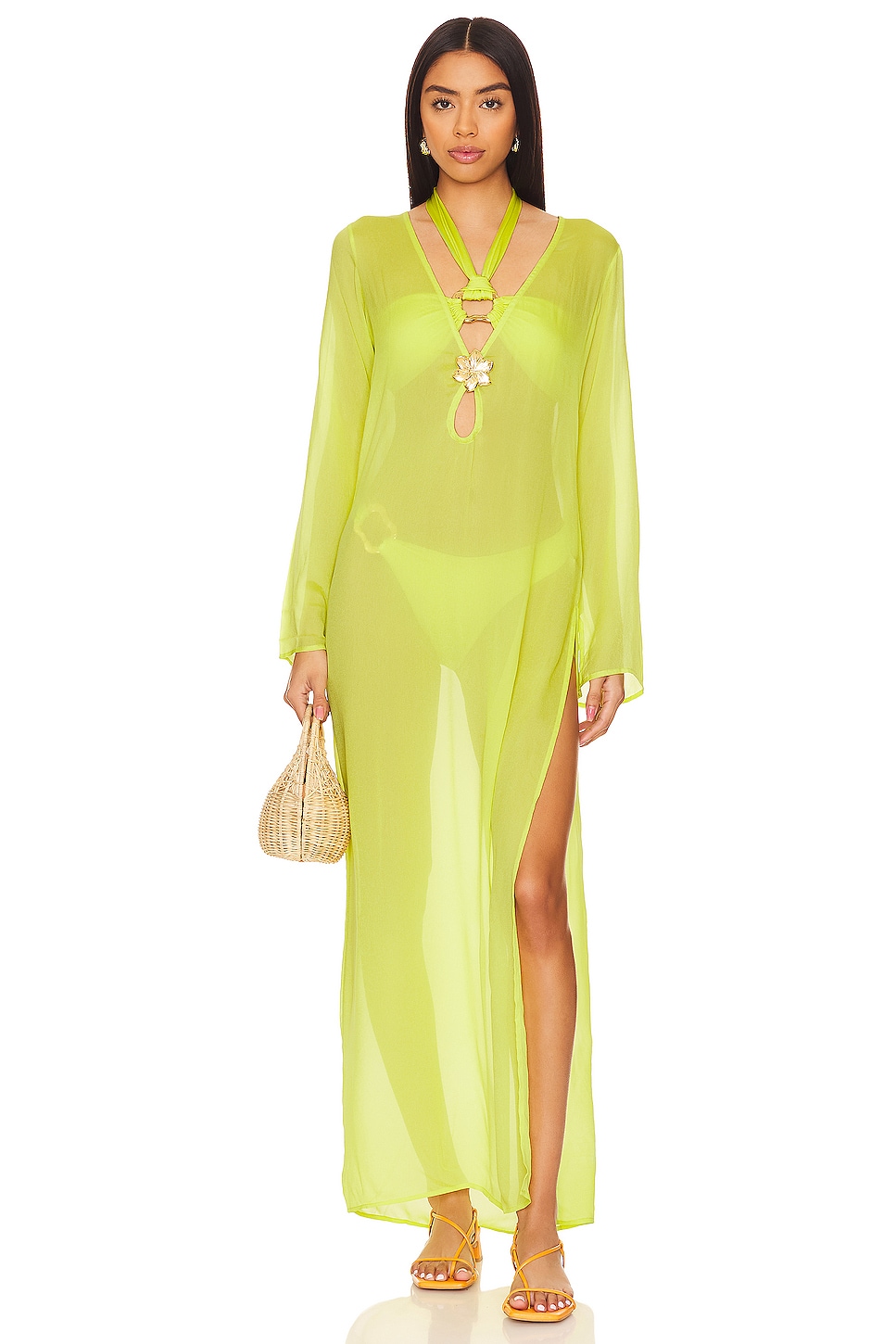 Cin Cin Hotline Maxi Dress in Citrus | REVOLVE