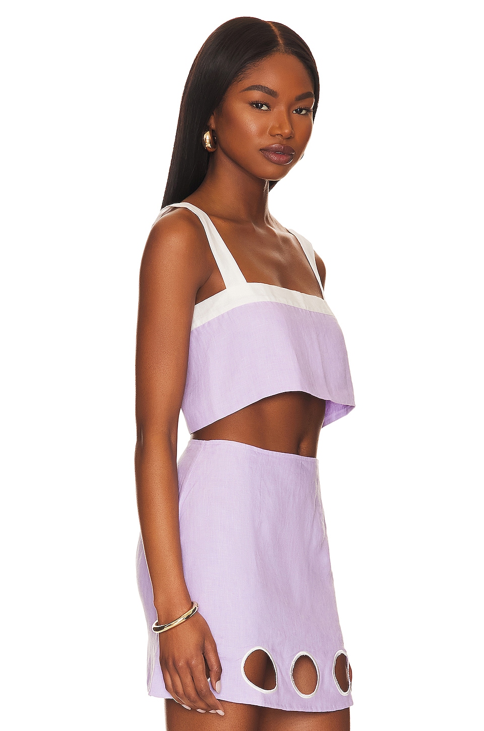 Cin Cin Twiggy Crop Top in Periwinkle | REVOLVE