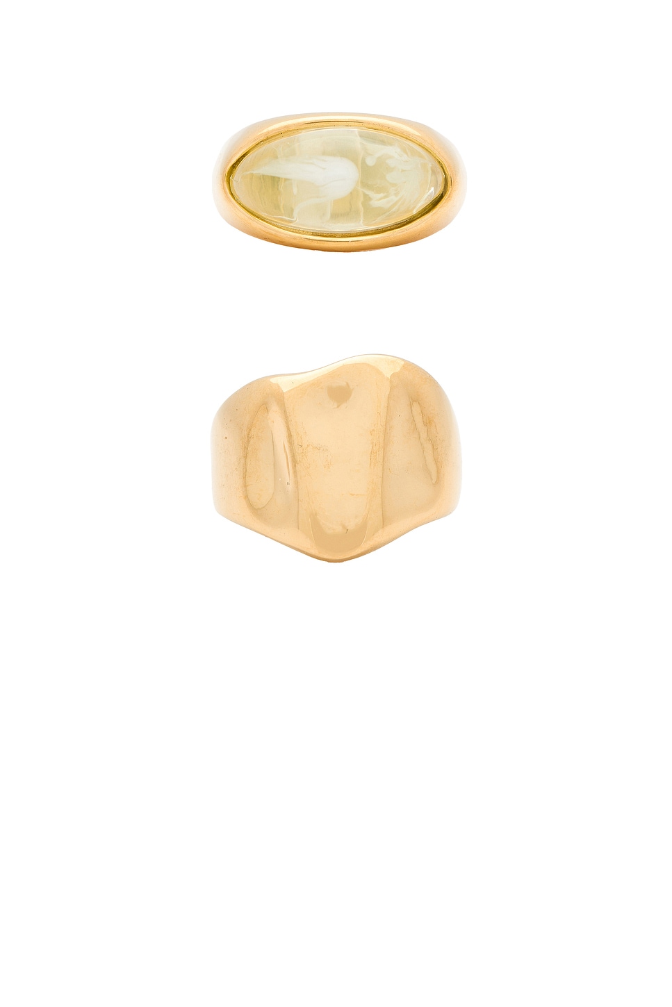 Casa Clara Alba Ring Set in Gold | REVOLVE