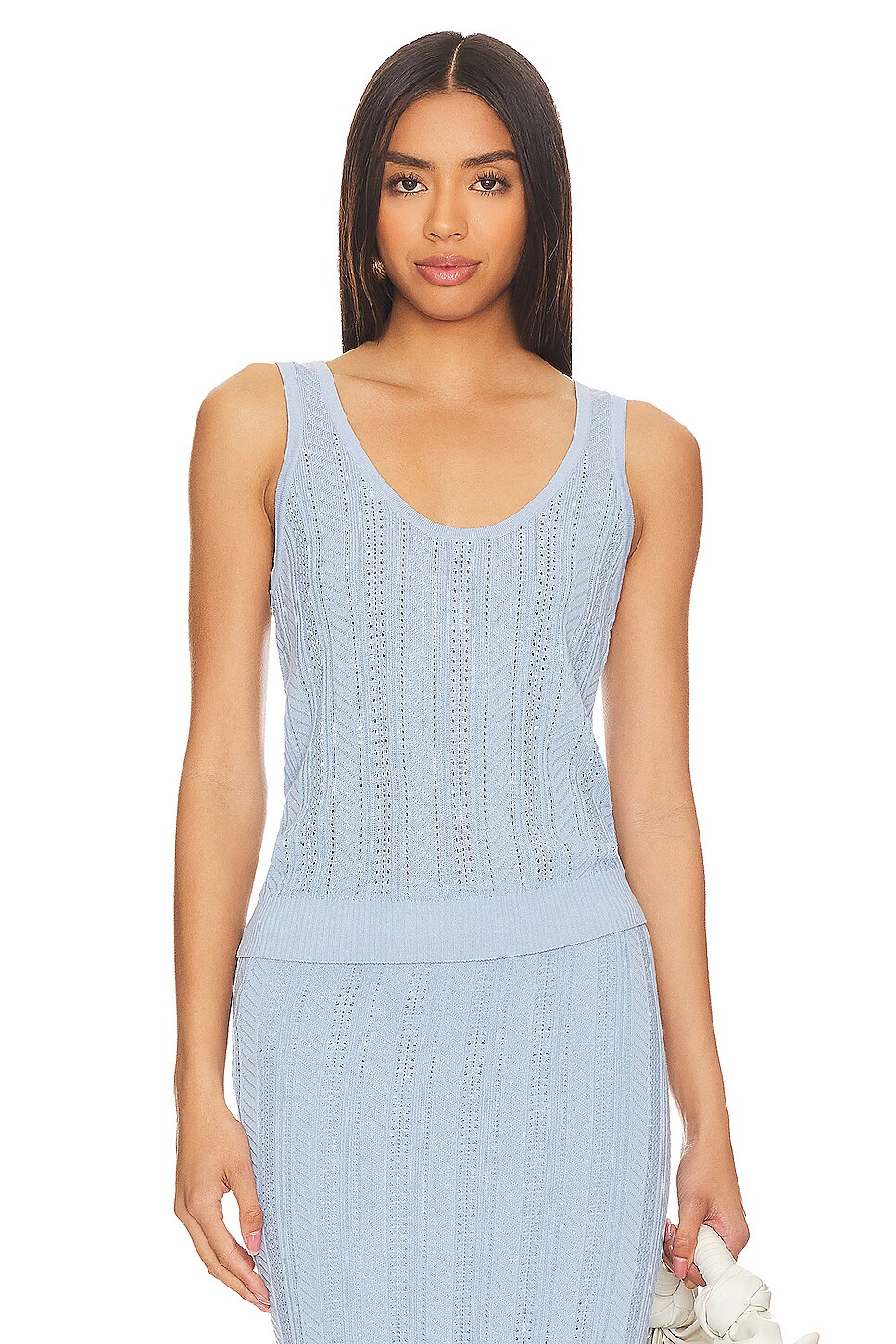 Central Park West Louis Tank in Blue | REVOLVE