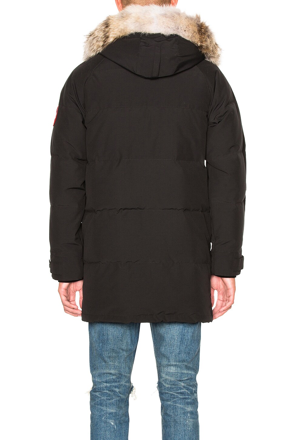 Canada Goose Emory Parka with Coyote Fur in Black | REVOLVE