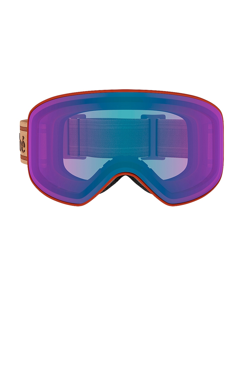 Chloe Cassidy Ski Goggles in Matte Solid Rust | REVOLVE