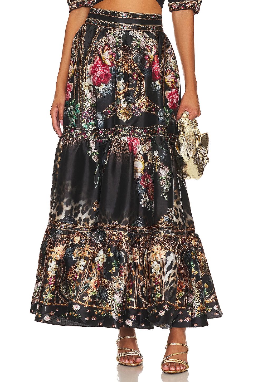 Camilla High Waisted Tiered Skirt in A NIGHT AT THE OPERA | REVOLVE