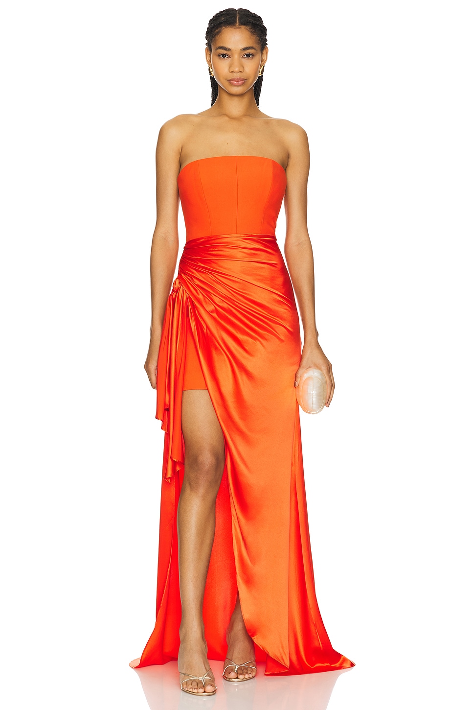 Cinq a Sept Rania Gown in Deep Tangelo | REVOLVE