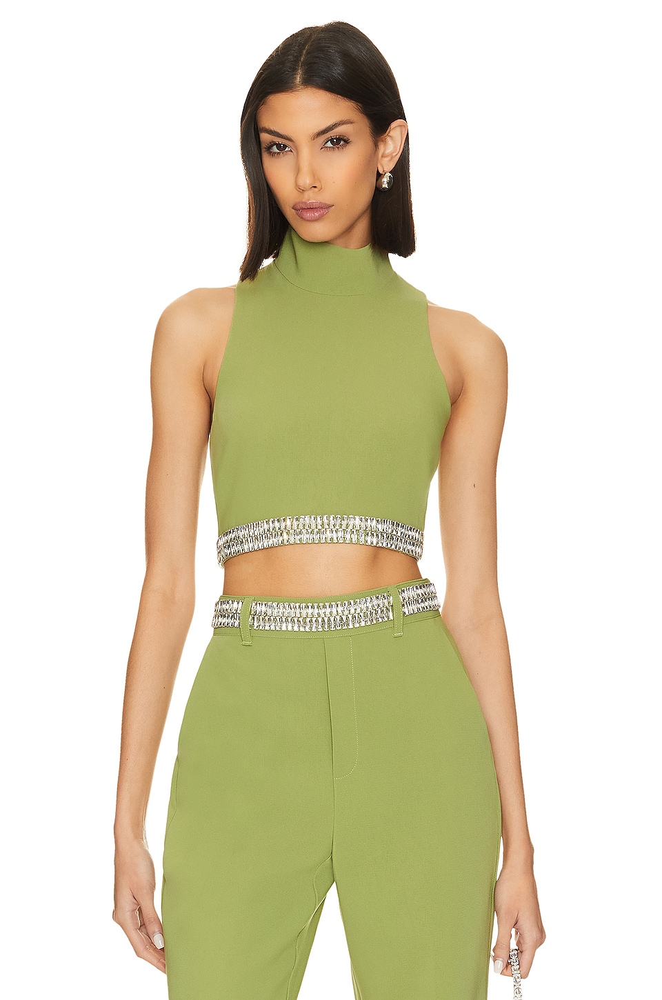 Cinq a Sept Collins Top in Moss | REVOLVE