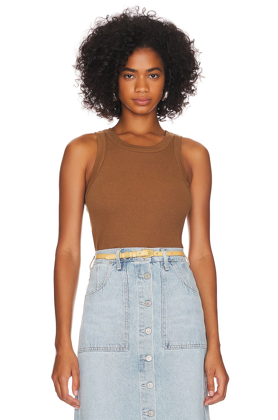 Citizens of Humanity Isabel Rib Tank in Malt Ball | REVOLVE