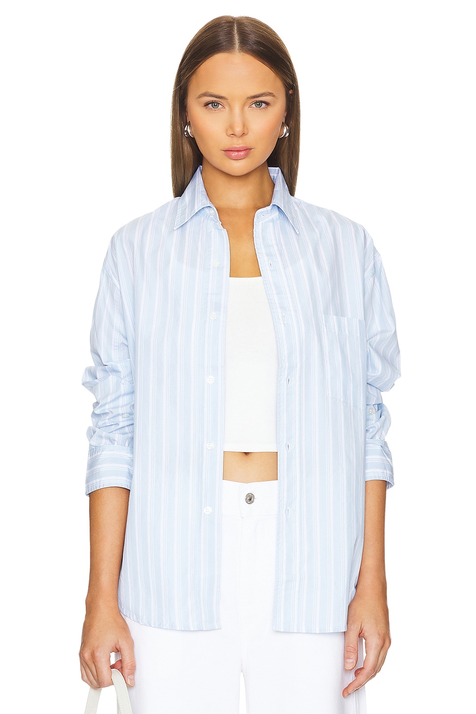 Citizens of Humanity Kayla Shirt in Marino Stripe | REVOLVE