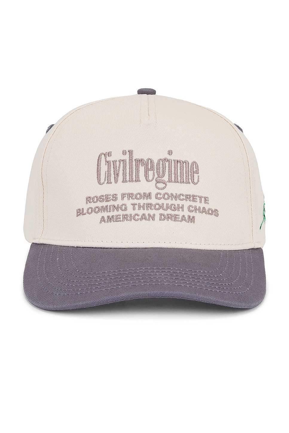 Civil Regime American Dream 5 Panel Snapback Hat in Butter & Cement ...