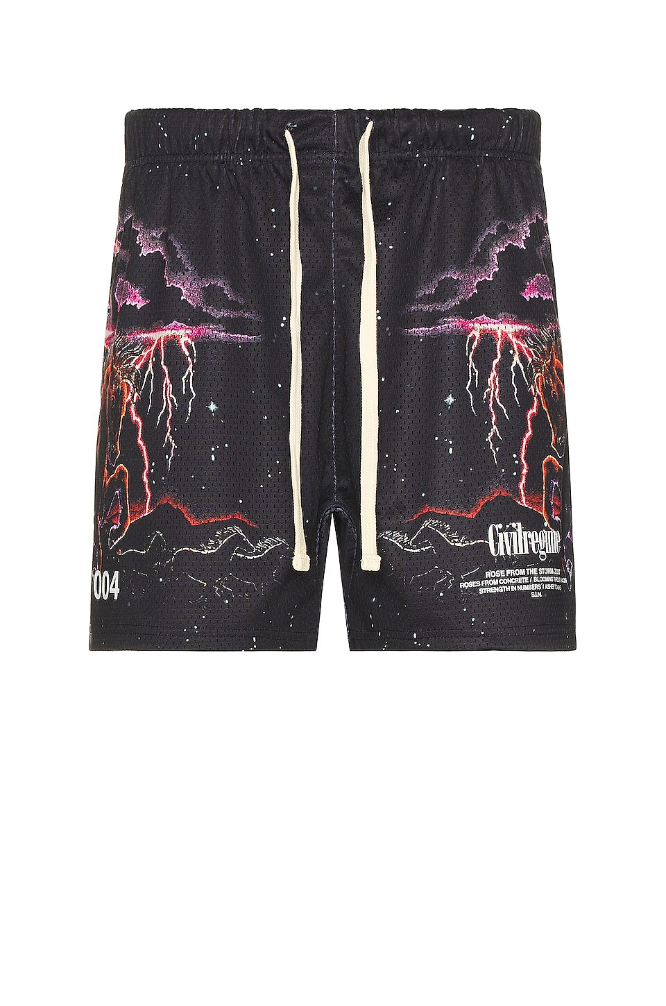 Civil Regime Rider in The Storm Shorts in Black | REVOLVE