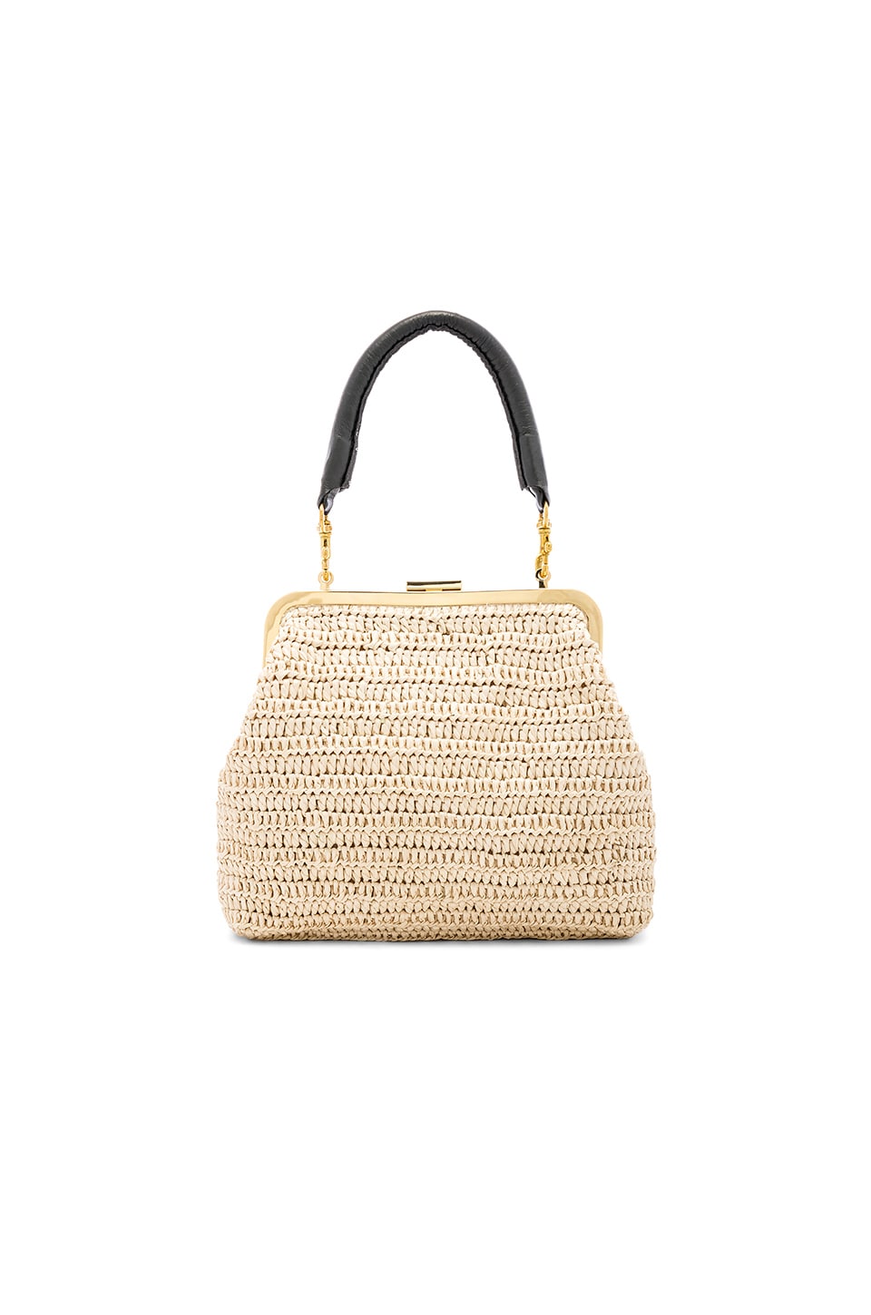 Clare V. Flore Bag in Cream Raffia | REVOLVE