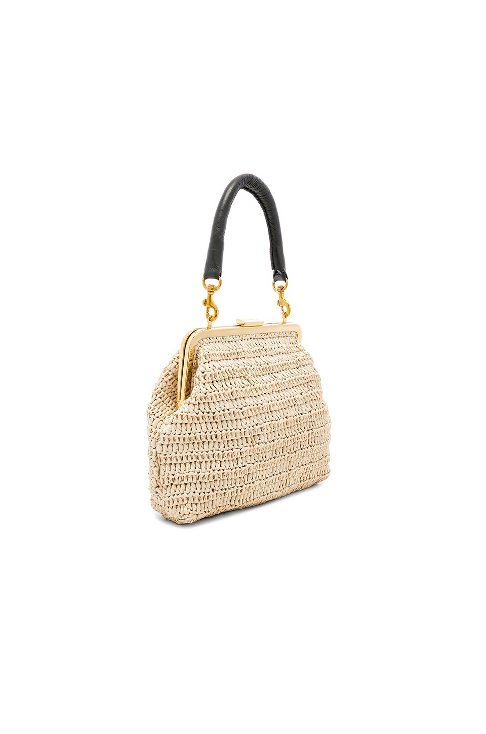 Clare V. Flore Bag in Cream Raffia | REVOLVE