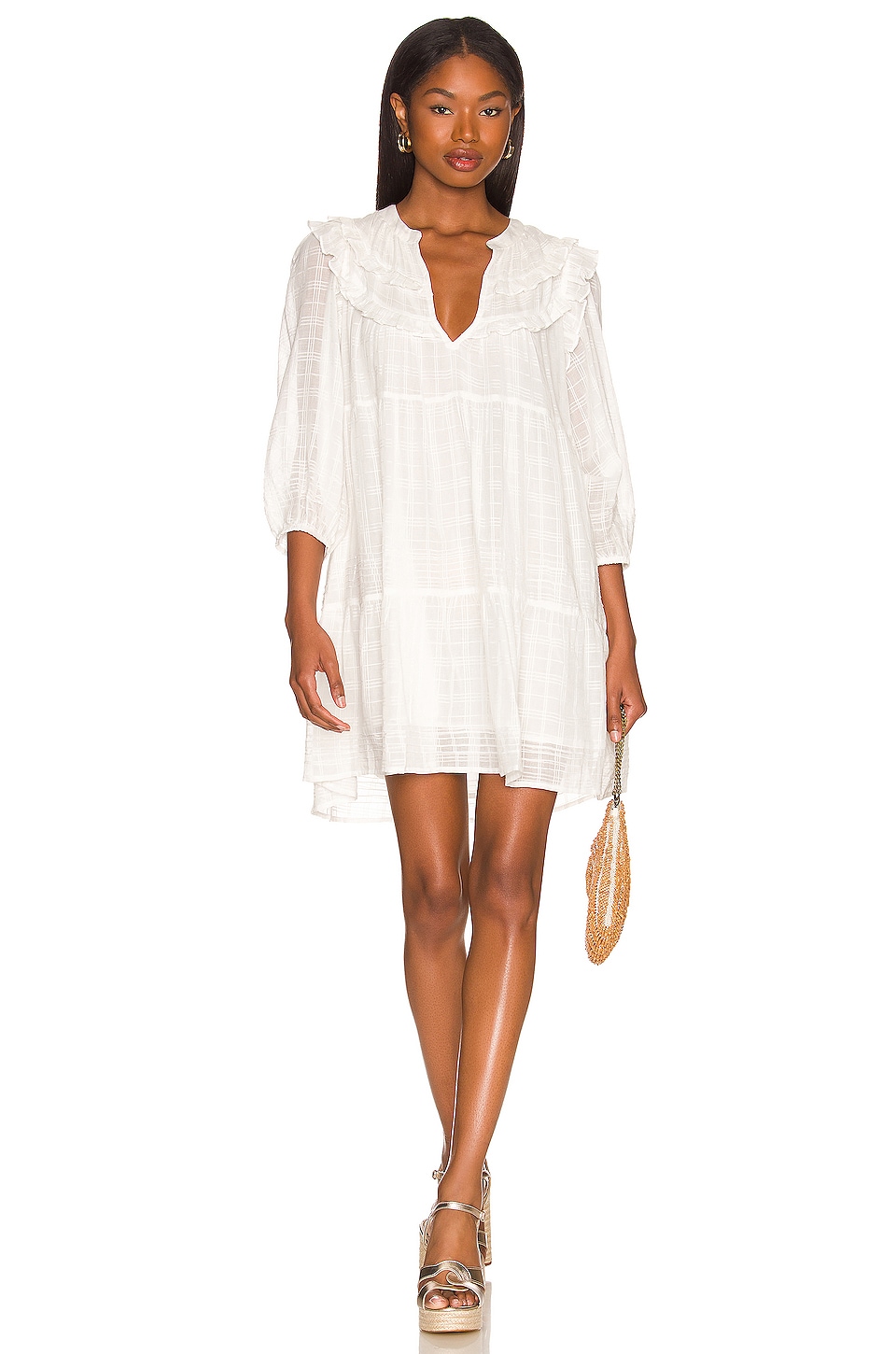 Cleobella Elliot Mini dress in White | REVOLVE