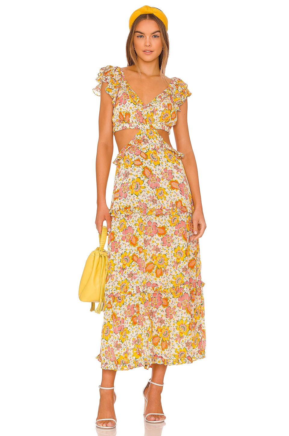 Cleobella Clara Ankle Dress in Lucia Floral Print | REVOLVE